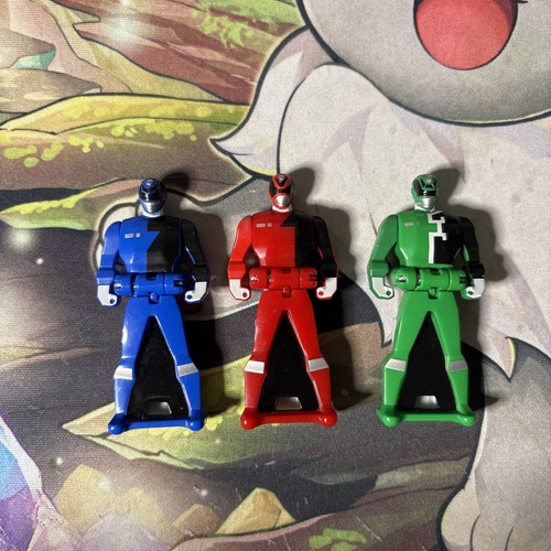 Power Rangers Super Mega Force Legendary Key Pack SPD Red Blue Green ...