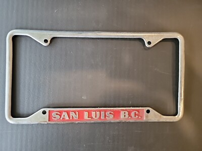 SAN LUIS TIJUANA BAJA CALIFORNIA "VintageCalifornia DealerLicense Plate ...