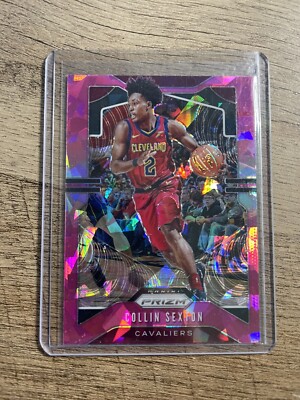 2019-20 Panini Prizm Pink Ice Parallel Collin Sexton Cleveland ...