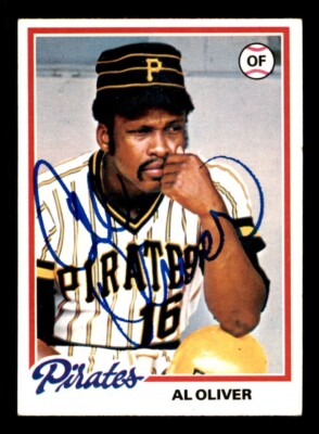 1978 Topps Baseball #430 Al Oliver Signed Autograph (No COA) | eBay