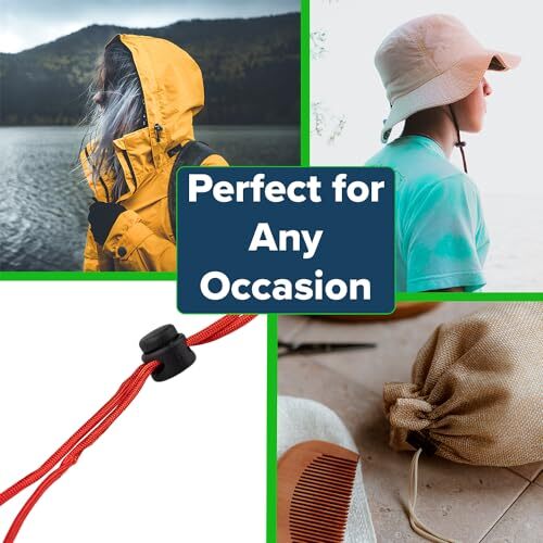 Et Double Barrel Cord Lock Draw String Toggle Stopper “ Choose From 5 ...