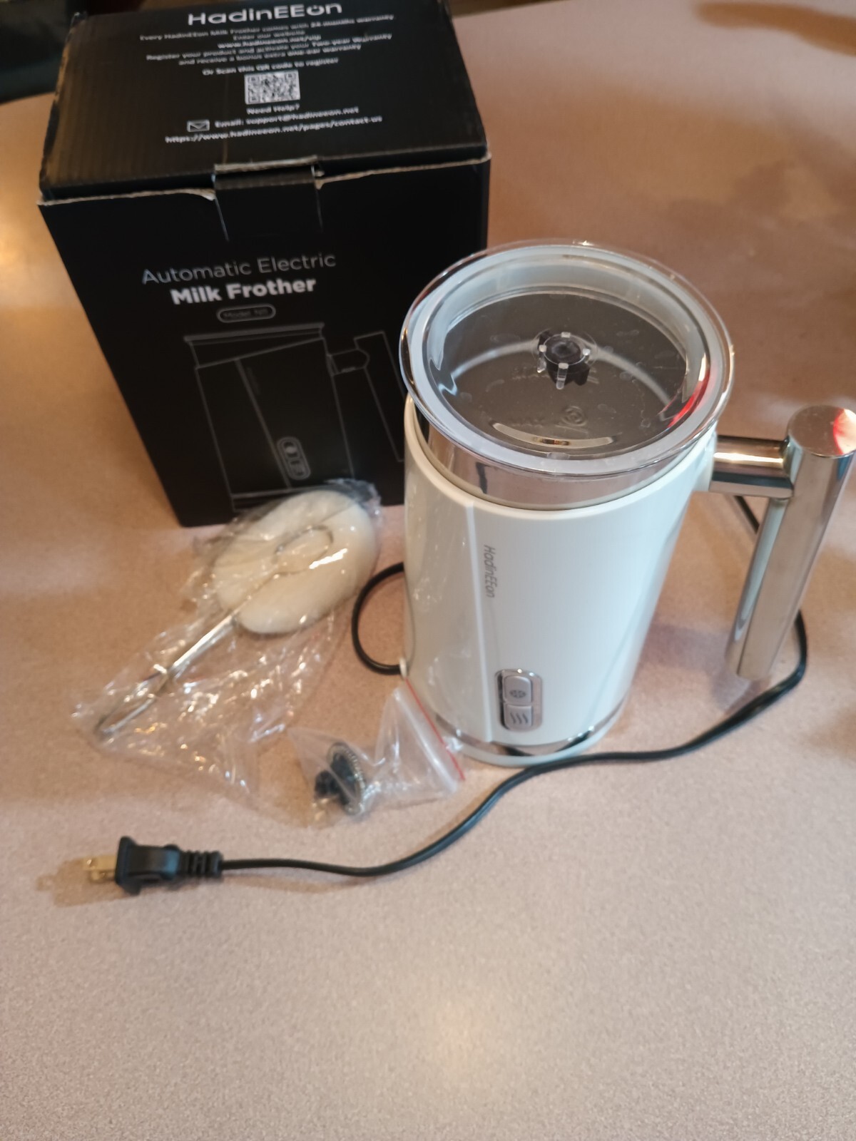 HadinEEon N11 Milk Frother - Black for sale online | eBay