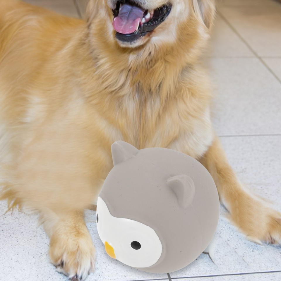 Squeaky Dog Toy Pet Interactive Play Toy Dog Cartoon Animal Plaything ...