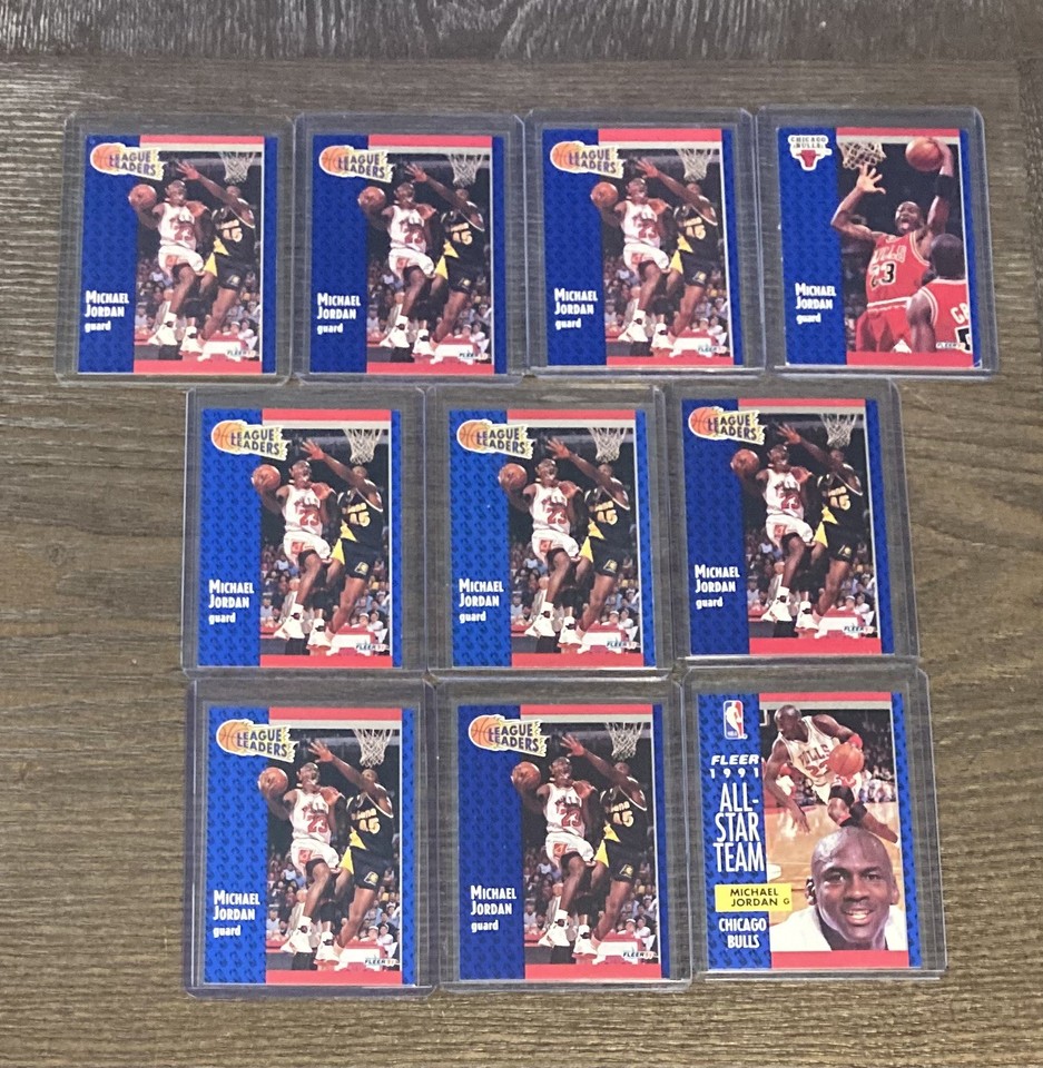 Michael Jordan Basketball Card Lot (50 Cards) - Chicago Bulls HOF GOAT ...