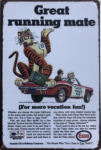 ESSO MOTOR OIL Garage Rustic Vintage Metal Tin Signs Man Cave, Shed ...