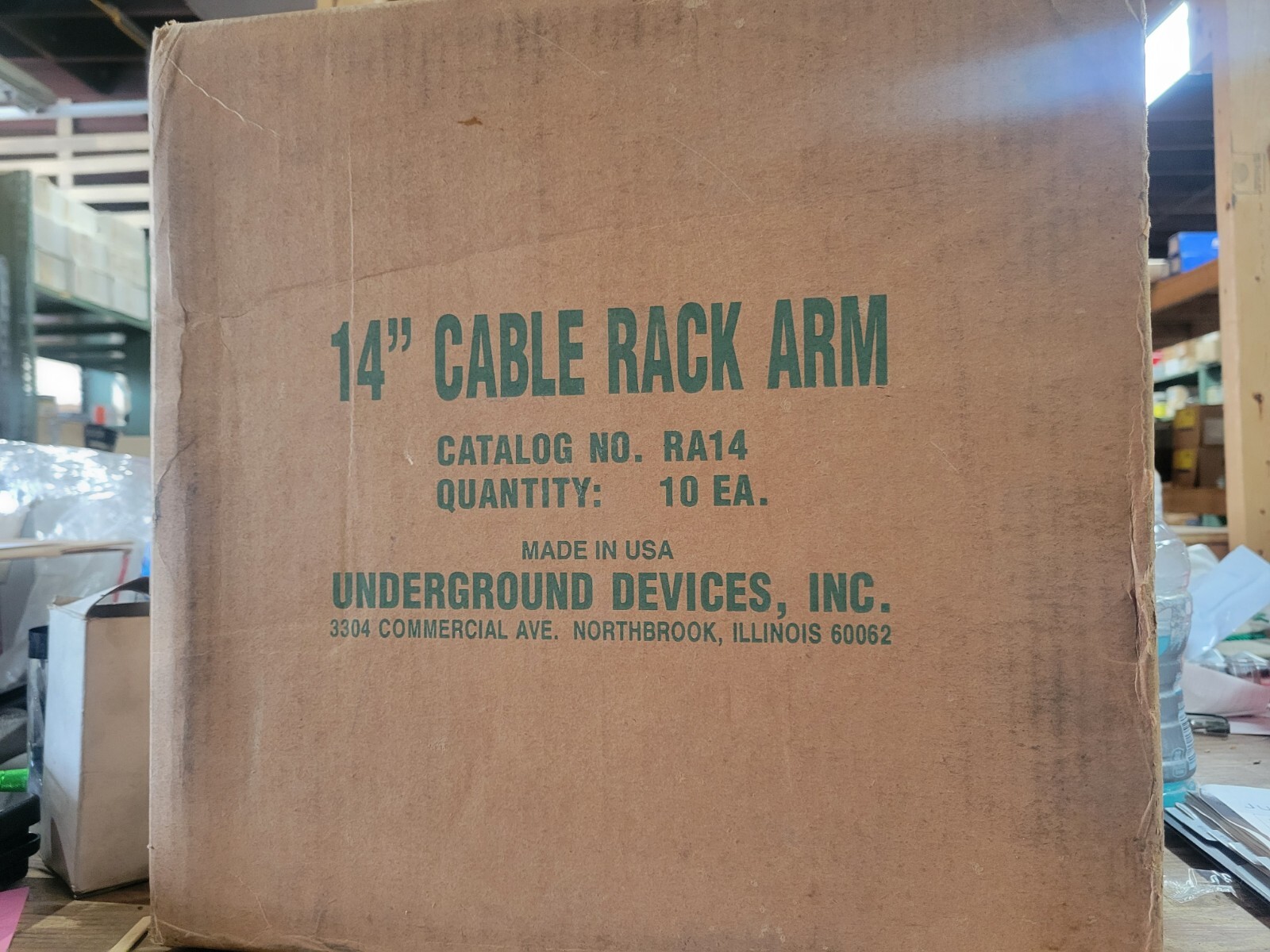 UNDERGROUND DEVICES 14in Cable Rack Arm- Pack of 10 (RA14) for sale ...