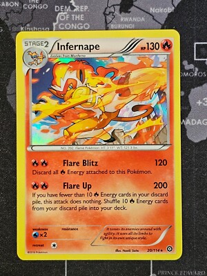 Infernape 20/114 Holo Rare Pokemon XY Steam Siege NM | eBay