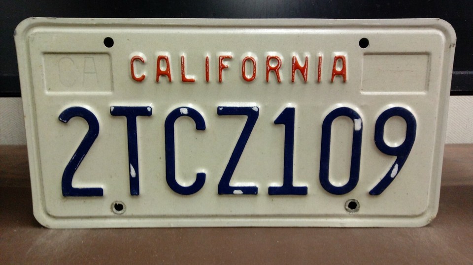 1991 California PAIR License Plate Tag Original | eBay