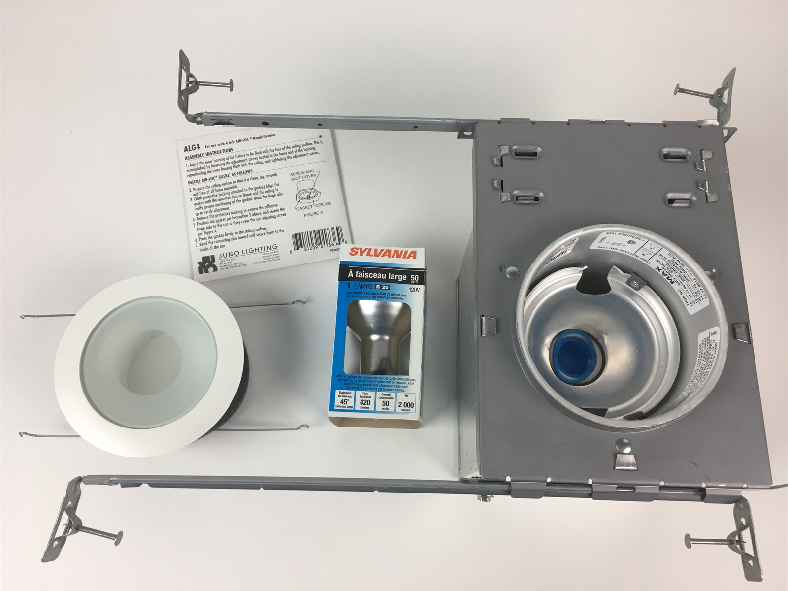 Juno+Lighting+IC1+4-Inch+IC+rated+Construction+Recessed+Housing for ...