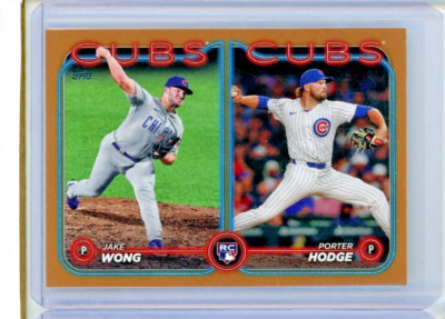 2024 Topps Update Rookie Combos Jake Wong, Porter Hodge Gold #US106 ...