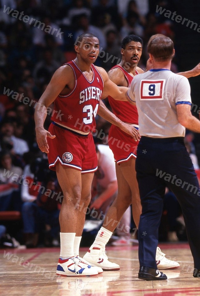 Charles Barkley &Julius Erving Dr J NBA Basketball 1987 Original 35mm Slide | eBay