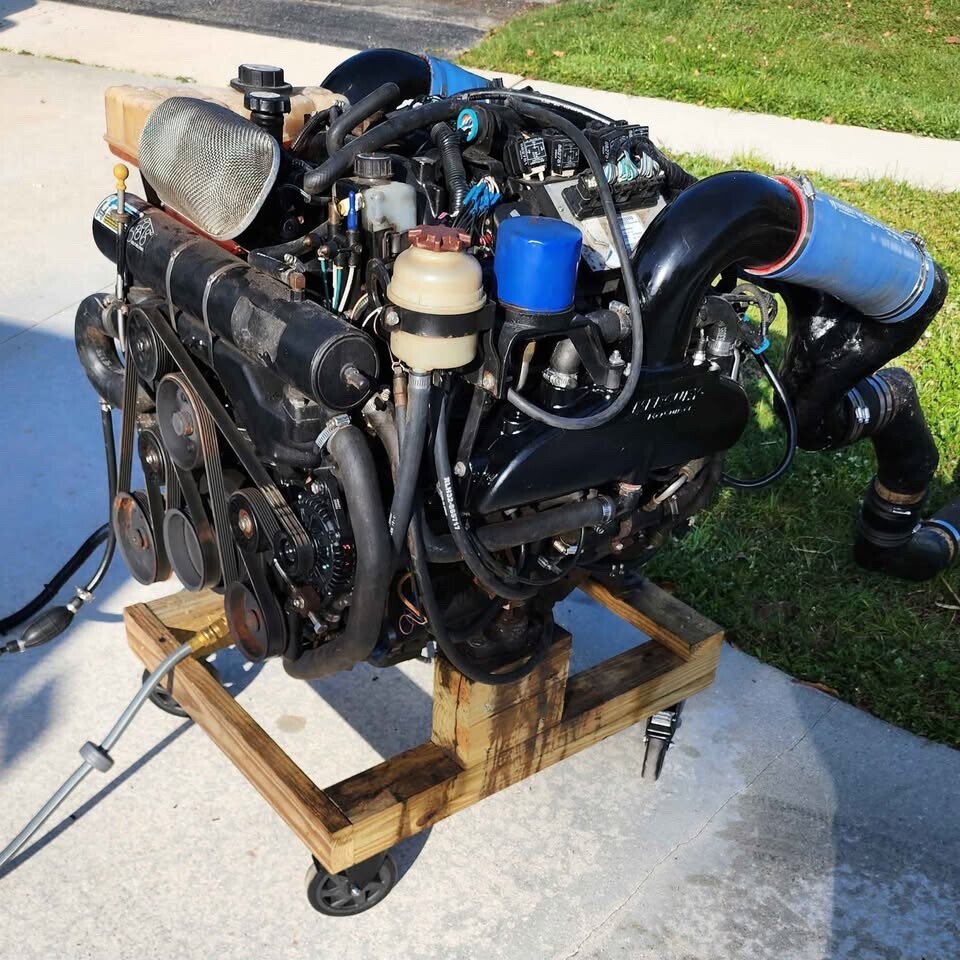 Mercruiser 496 MAG 8.1 Marine Engine - 259 Hours 90 day Warranty | eBay