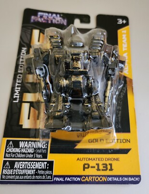 Final Faction Alpha Team 1 Limited Edition ELITE, P-131 (Drone) GOLD ...