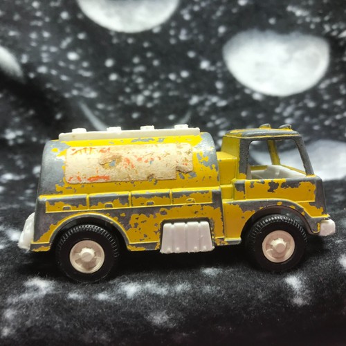 1969 Vintage Tootsie Toy Yellow Tanker Work Service Truck Toy -Made in ...