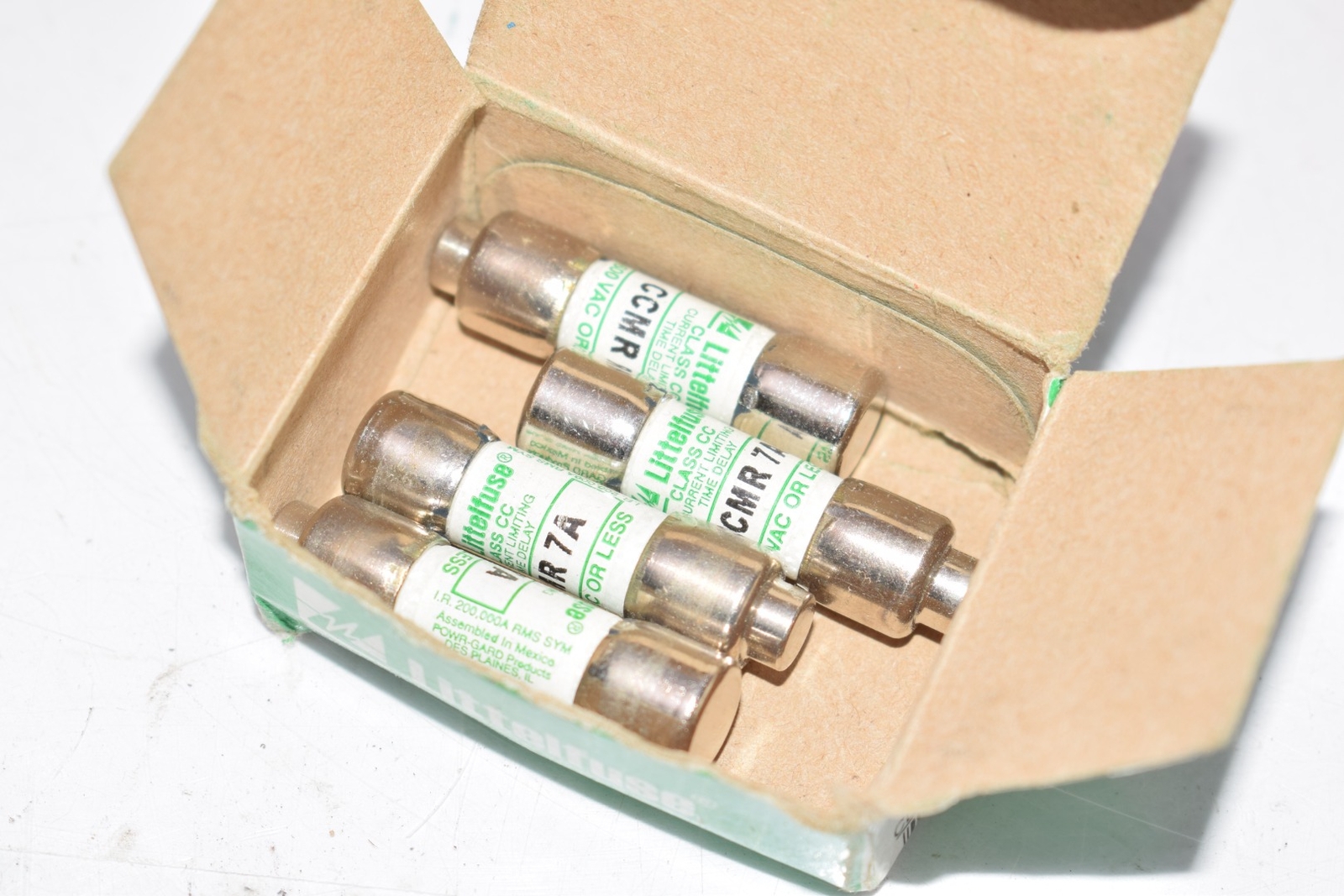 Pack of 4 NEW Littelfuse CCMR 7 Class CC Fuses 600V | eBay