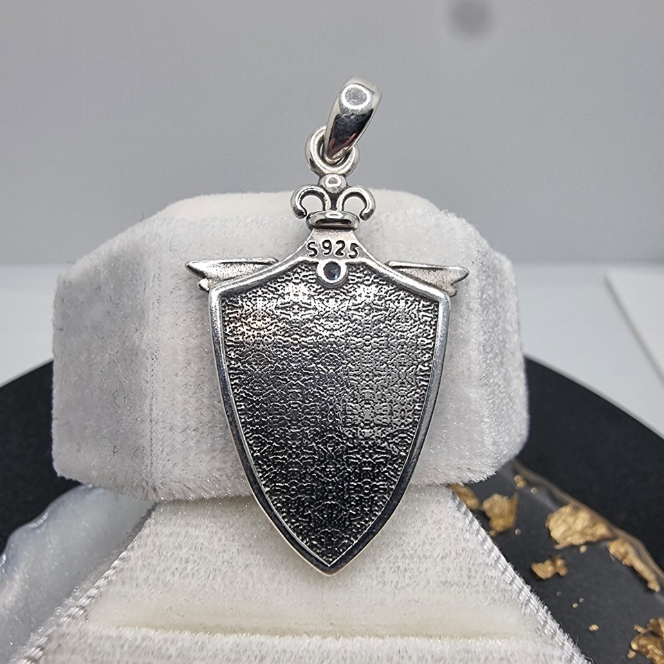 Caduceus Double Snake Wing NHS Medical Symbol Pendant 925 Sterling ...