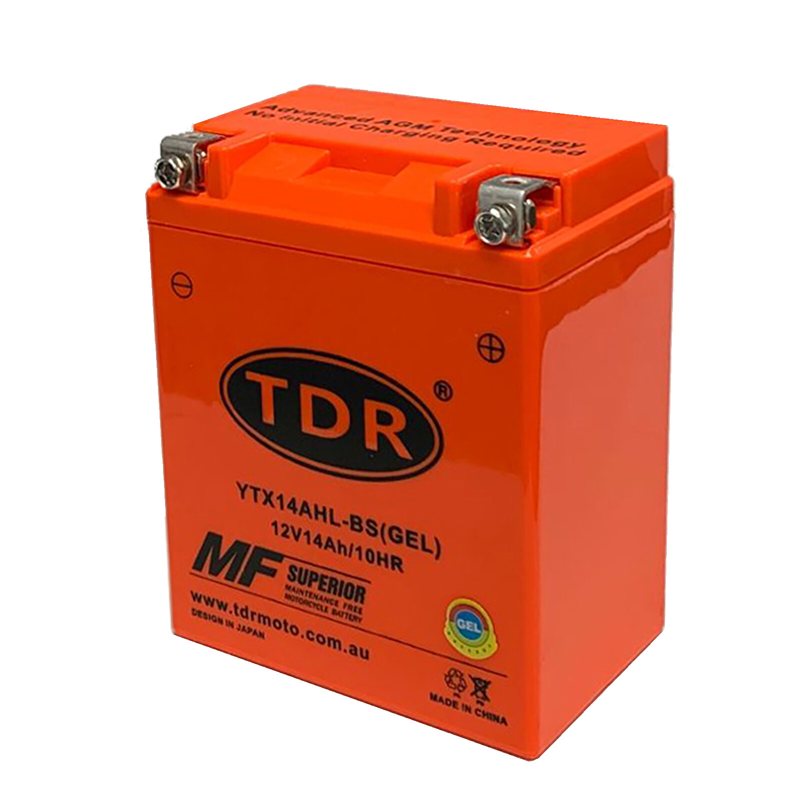 YTX14AHL-BS Replace 12V 14AH Motorbike Battery CB14L-A1 CB14L-A2 CB14L ...