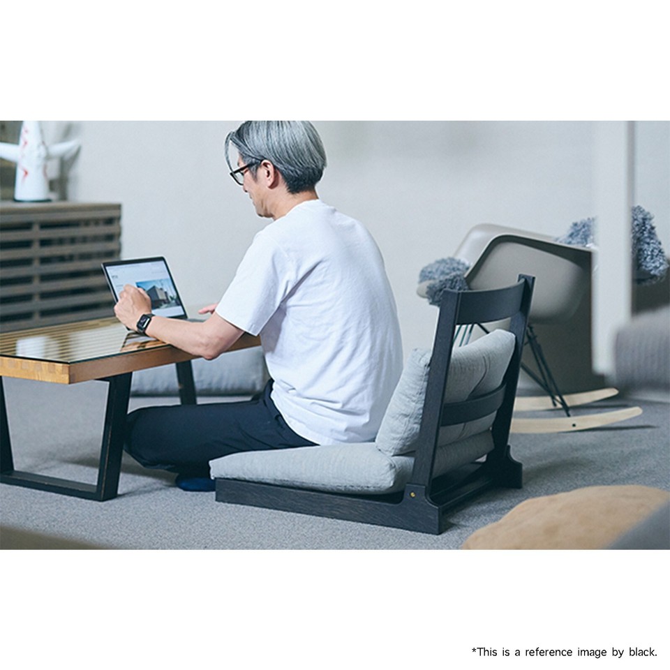 Nakagawa Masashichi Shoten Japanese Legless Floor Chair Natural Oak ...