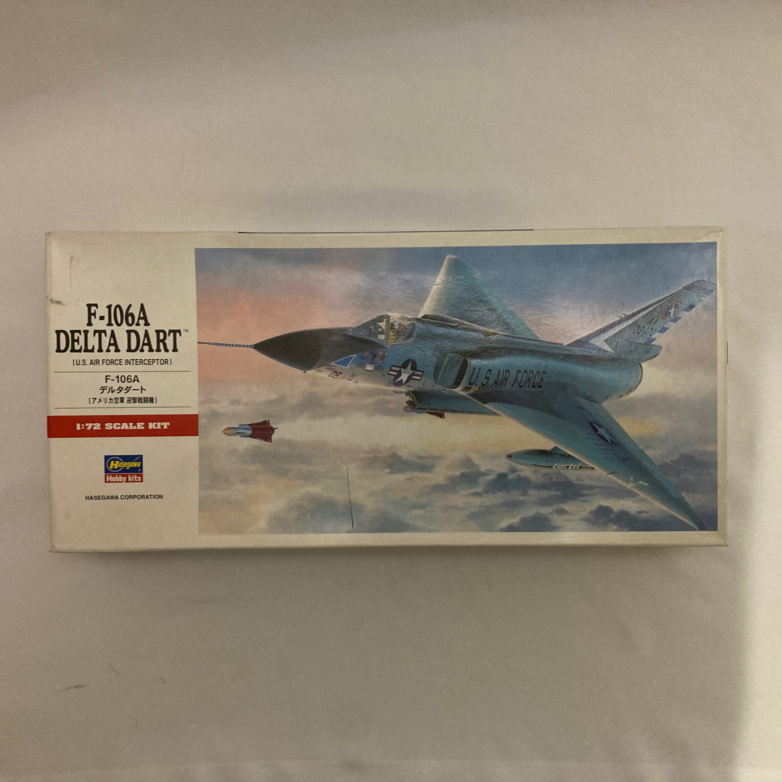 Hasegawa C11 1/72 Scale Interceptor Aircraft Model Kit Convair F-106A ...