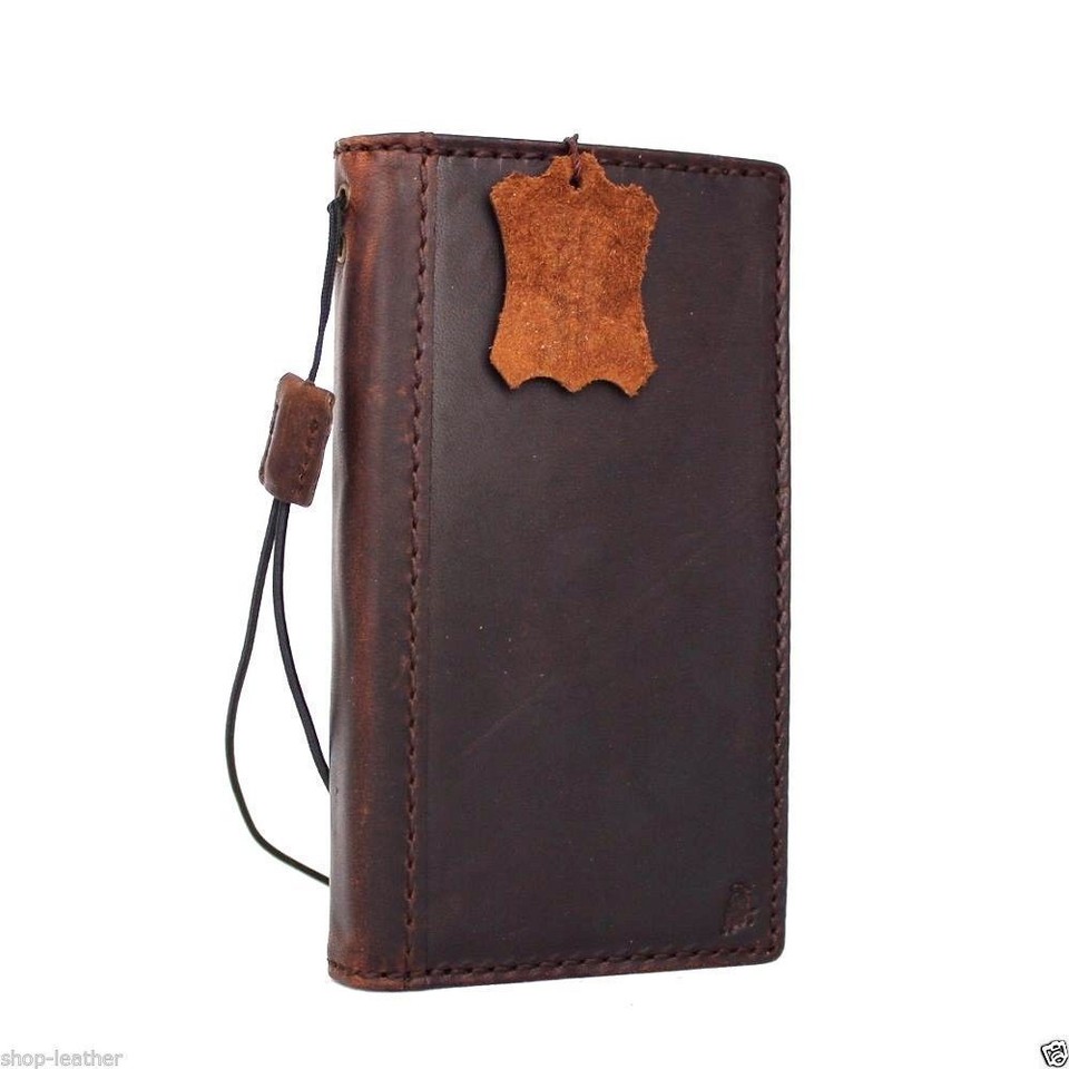 genuine leather case for LG Nexus 5 book wallet slim cover retro cards ...