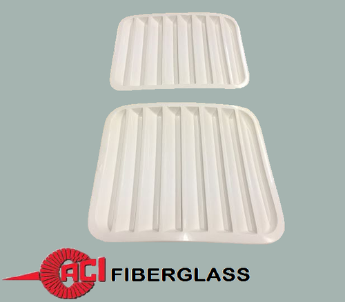 1984-1996 C4 Corvette 2 Hood Louvers ACI Fiberglass! New Made in USA | eBay