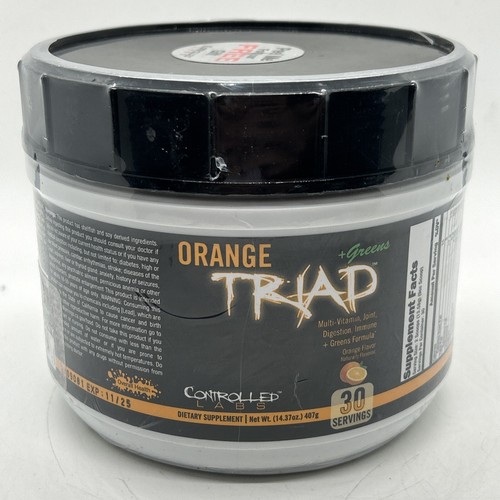 Controlled Labs ORANGE TRIAD + GREENS Joint, Digestion, Immune Drink 30 ...