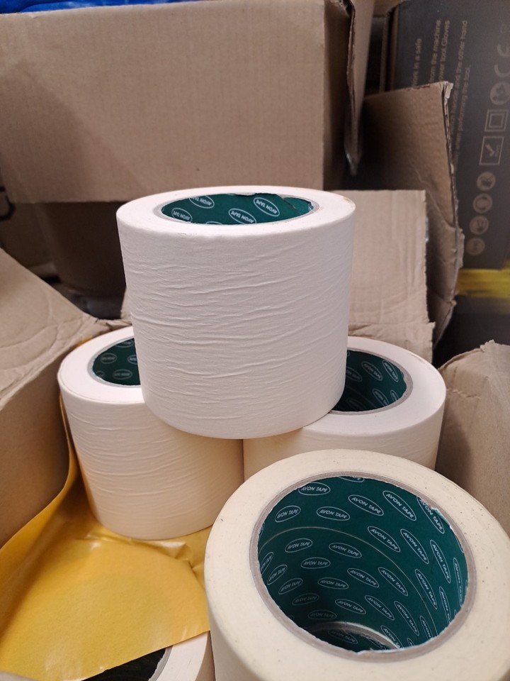 Solvent Masking Tape 100mm X 50m 12 In A Box | eBay UK