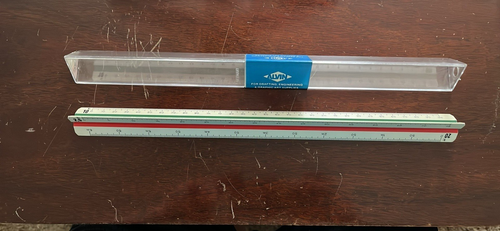 Vintage Alvin Triangular Drafting Graphic Ruler, Germany, 744PM | eBay