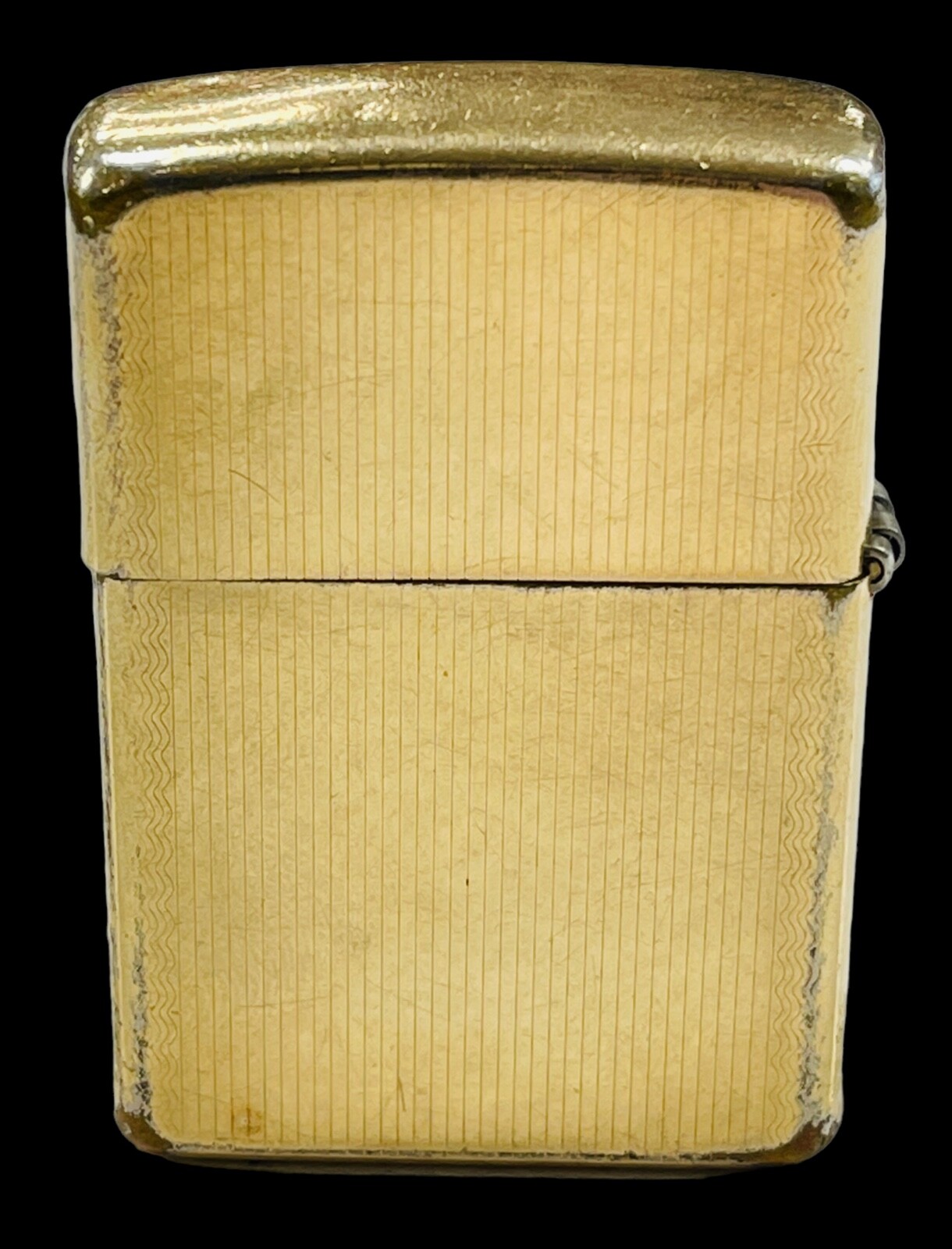 OLD Vintage 1950's Zippo 10k Gold Filled Lighter Fancy Engine Turned LD ...