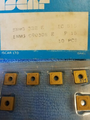 ISCAR Carbide Inserts - SNMG 322-E SNMG 090308-E IC815 P15 - Qty. 10 | eBay