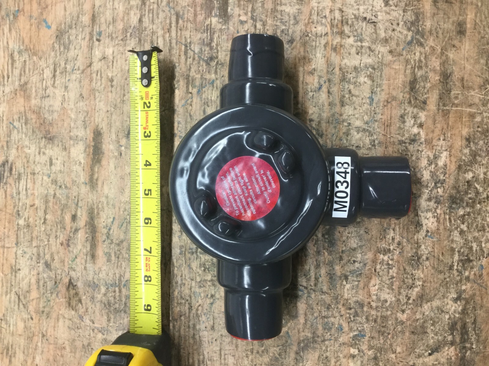 PLASTIBOND PRGUAT47 1-1/4" PVC Coated GUAT Body W/ Alum Cover Conduit ...