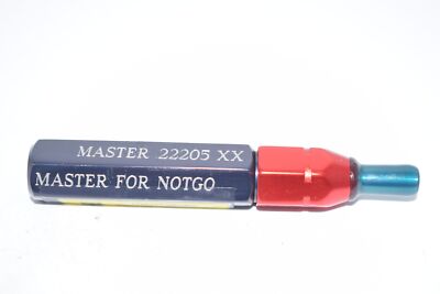 PMC Industries Master .22205 XX Go NO Go Smooth Pin Ring Gage Check ...