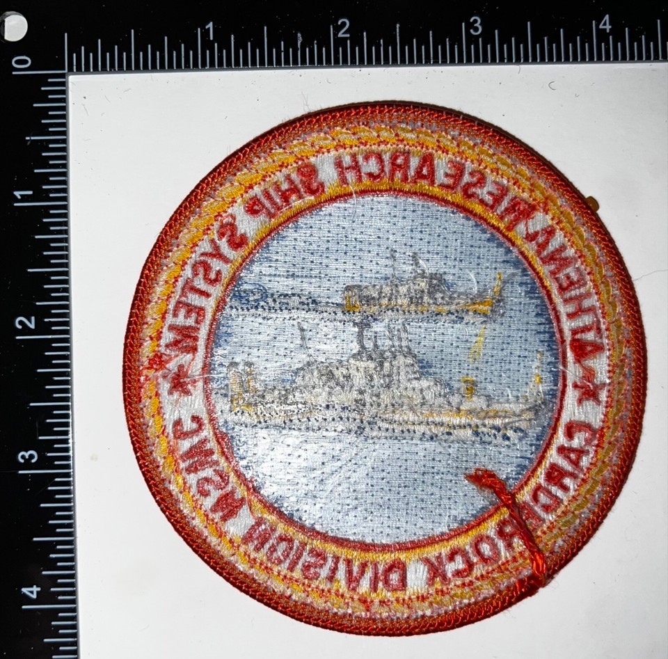 USN US Navy Athena Research Ship System Carderock Division NSWC Patch ...
