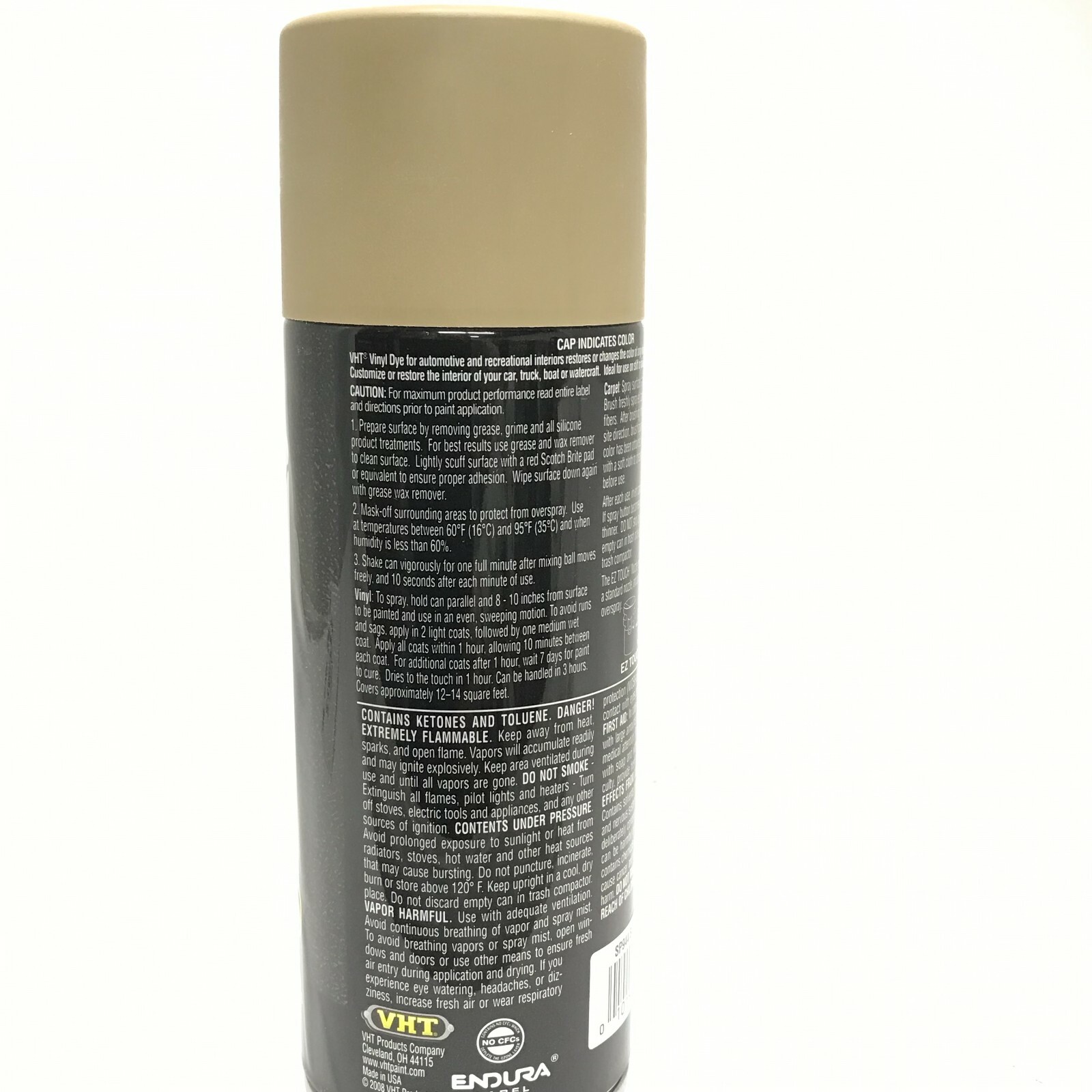 VHT SP944 Vinyl Dye - Buckskin Tan Satin - Vinyl & Carpeting Restore ...