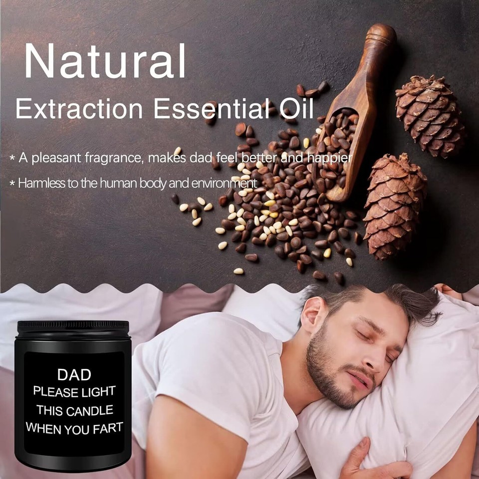 Homsolver Dad Gifts from Daughter Son,Dad Birthday Sandalwood Scented ...