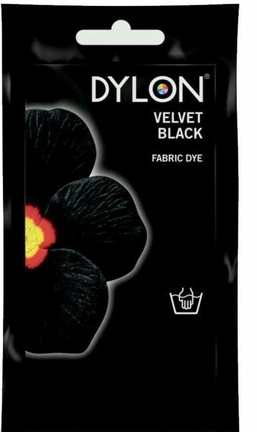 22 Colours Dylon Fabric & Clothes Dye, Dylon Machine / Hand Dye Black ...