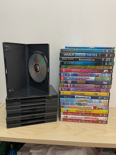Animated Kids DVD Lot Disney Pixar DW 25+ Animated Family Movies ...