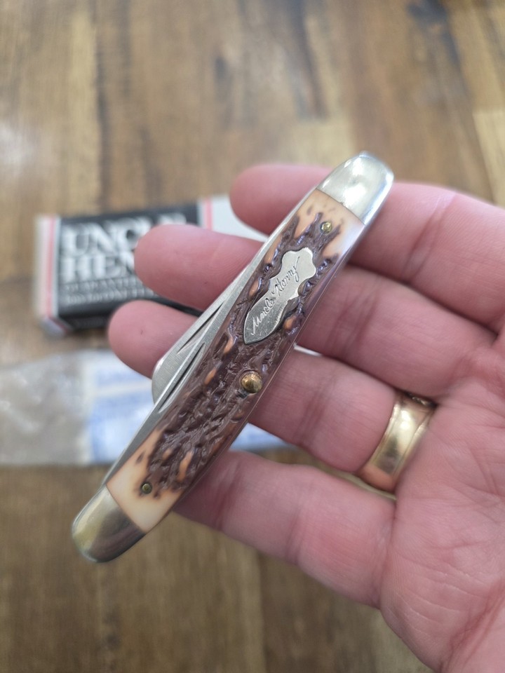 Vintage Schrade Uncle Henry Small 3 Blade Stockman Pocket Knife | eBay