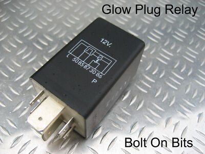 Glow Plug Relay fits Ford Fiesta Courier Orion 1.6 & 1.8 Diesel Turbo ...