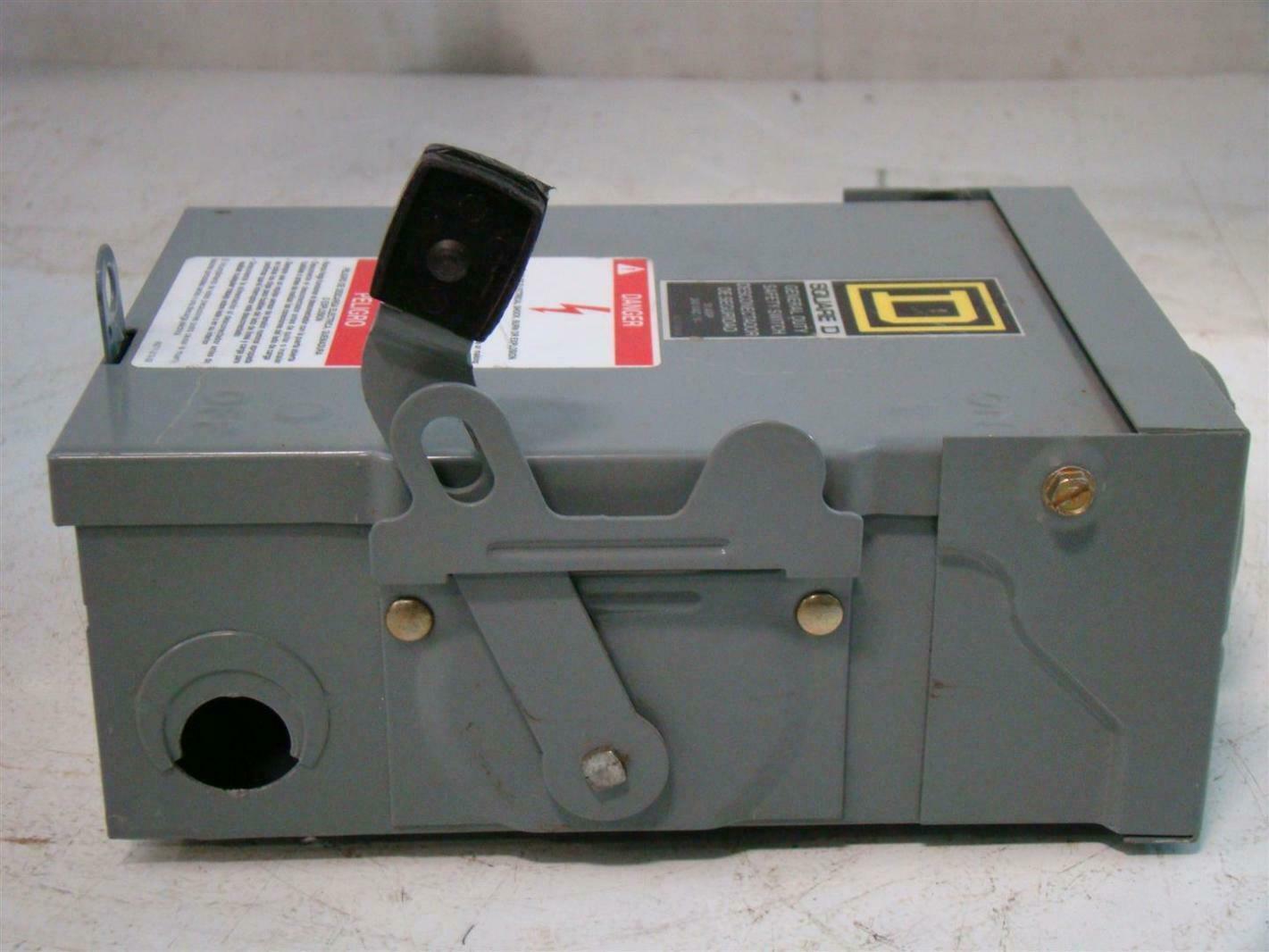 Square D General Duty Safety Switch 30A 240VAC D321NRB | eBay