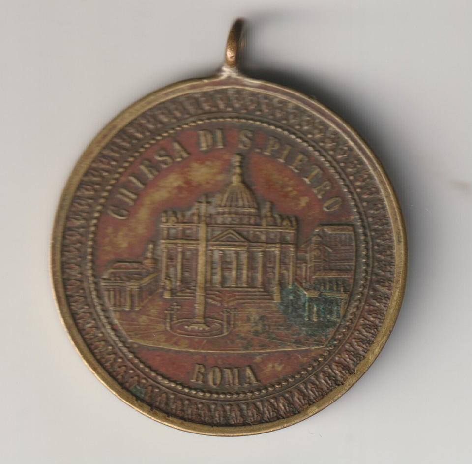 Vatican-Pope PIE/ PIUS IX -Church Of S. Peter-Rome | eBay