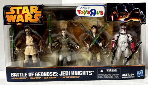 Hasbro Star Wars Battle of Geonosis Jedi Knights Toys R Us Clone ...