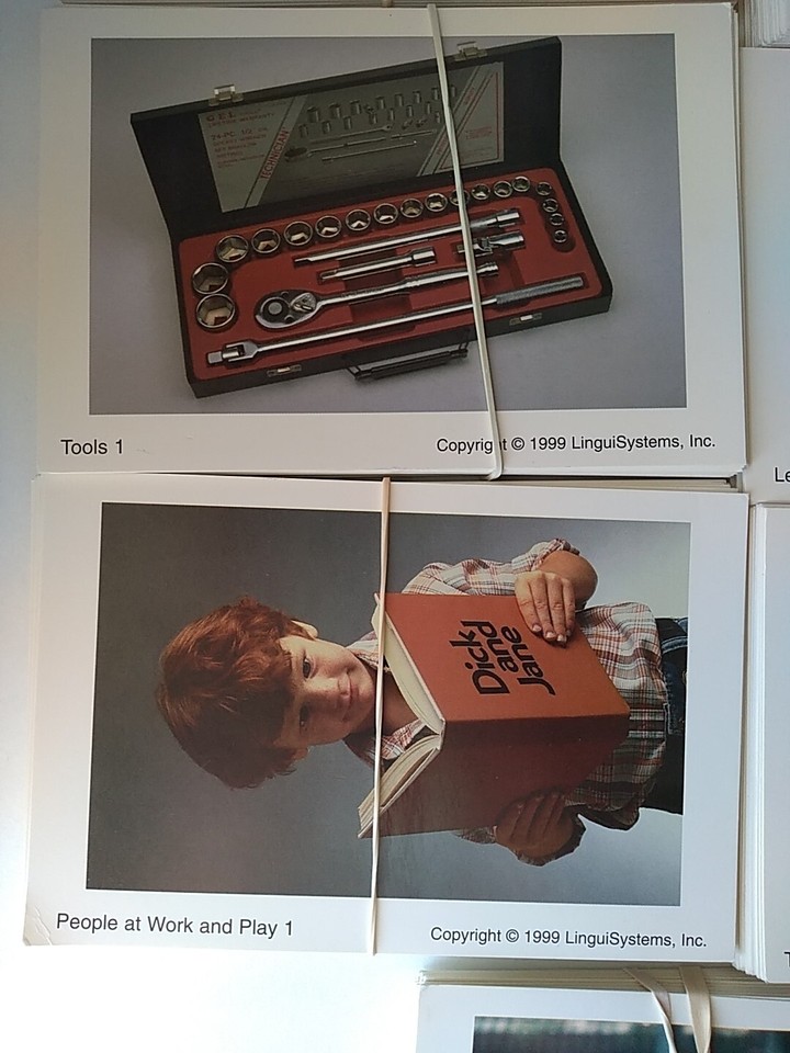 LinguiSystems 1999 Language Photo Picture Communication Cards 4x6 ...
