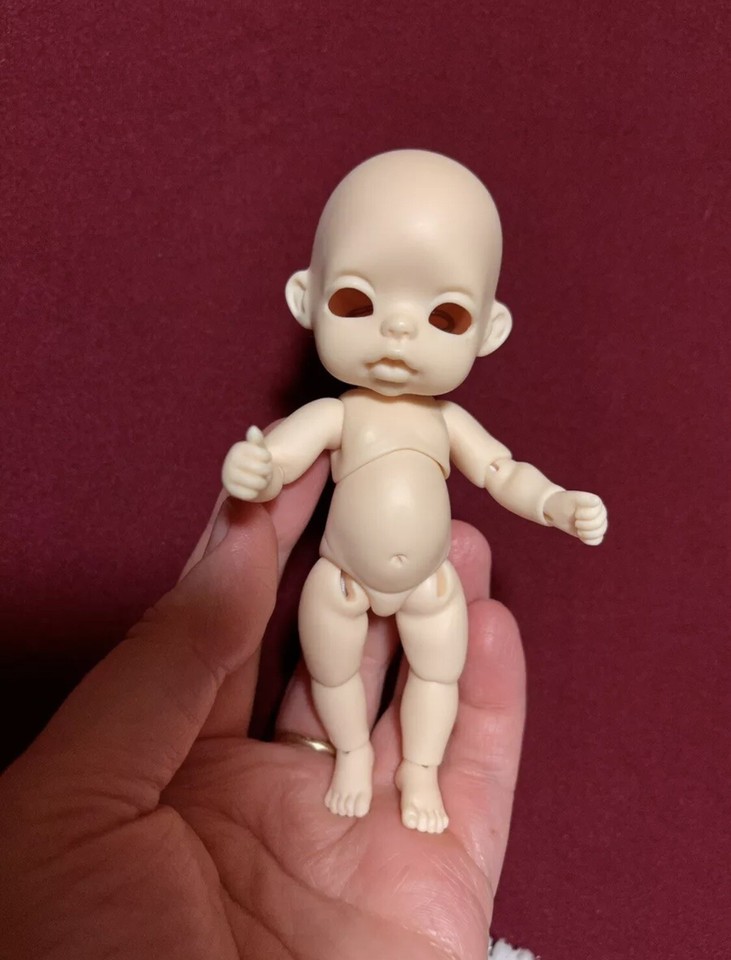 Ooak art Baby Doll 4,6-5inch, Ob11, Obitsu 1/12 . Mini BJD ,miniature ...