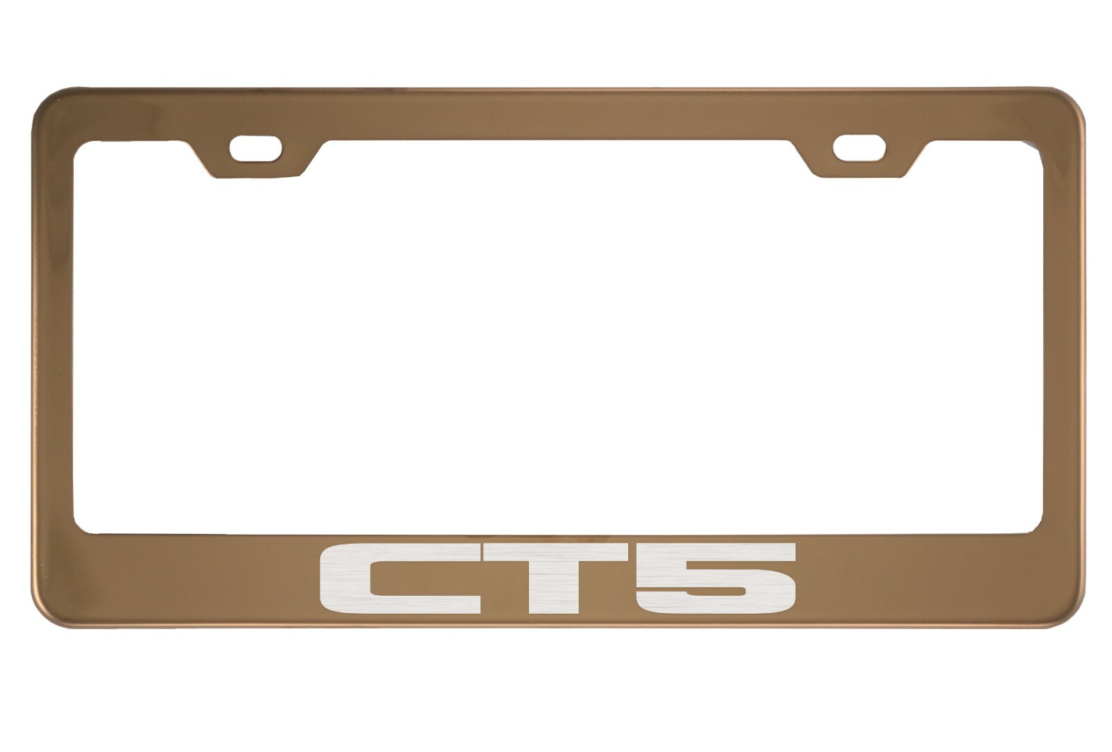 Rose Gold License Plate Frame For Cadillac CT5 | eBay
