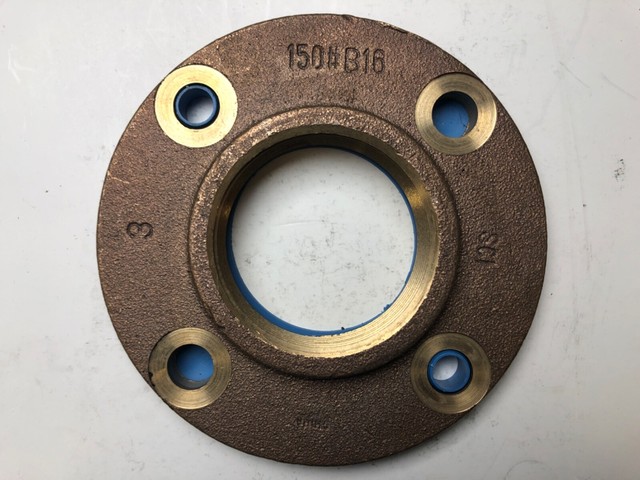 3" SCI Bronze Brass Companion Flange FNPT 150 lb B16 | eBay