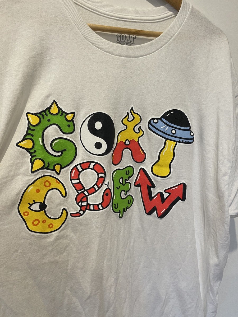 Goat Crew Logo UFC By Goat Crew 30th Anniversary Vintage T Shirt White