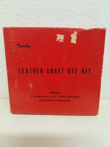 Vtg. Tandy Leather Craft Dye Kit | eBay
