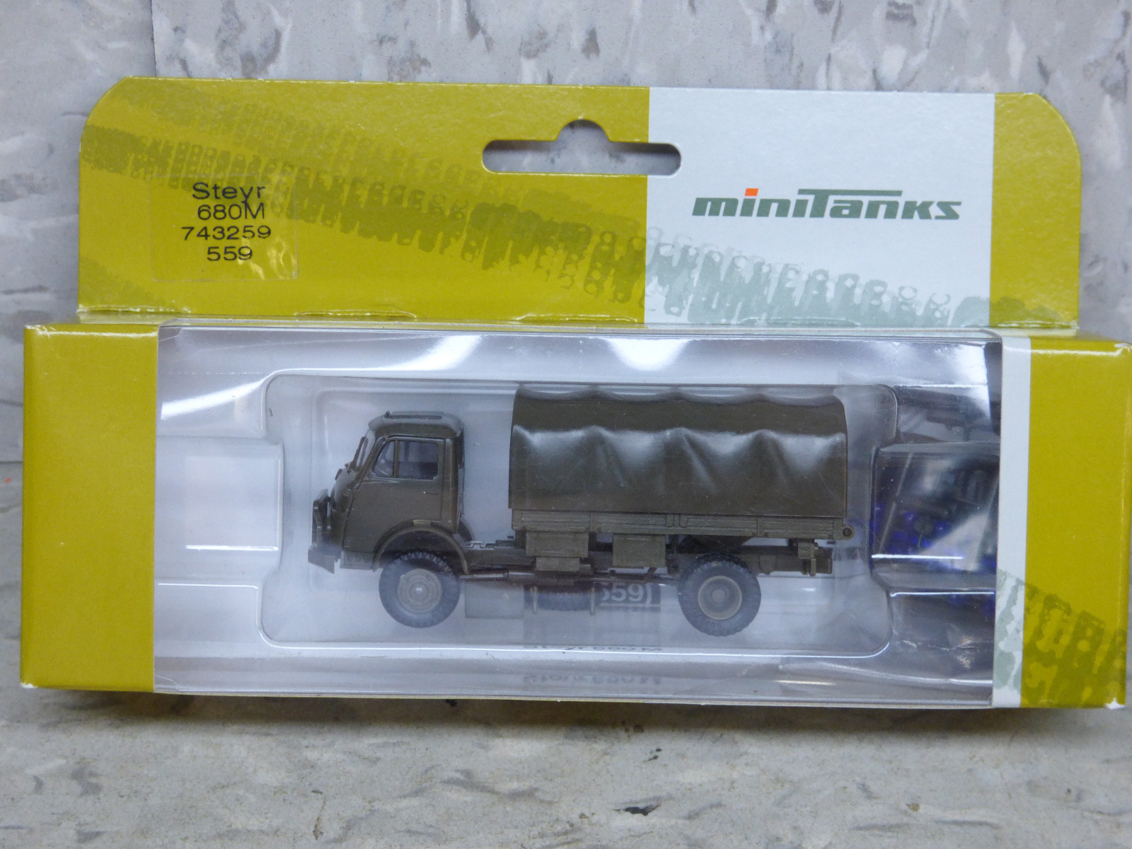Roco Minitanks (NEW) Modern West German Steyr 680M 3.5T Troop Truck Lot ...