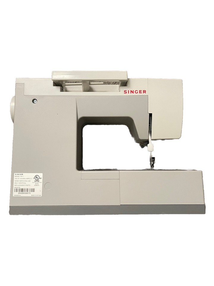 SINGER 4411 Heavy Duty 120W Portable Sewing Machine - Grey 374318830018 ...